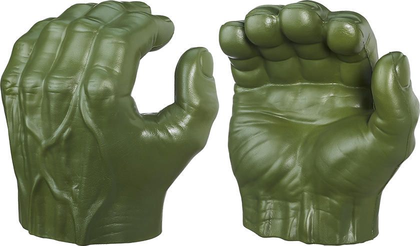 Avn Hulk Gamma Grip Fists, , Large - Incredible Hulk Hands - Free ...
