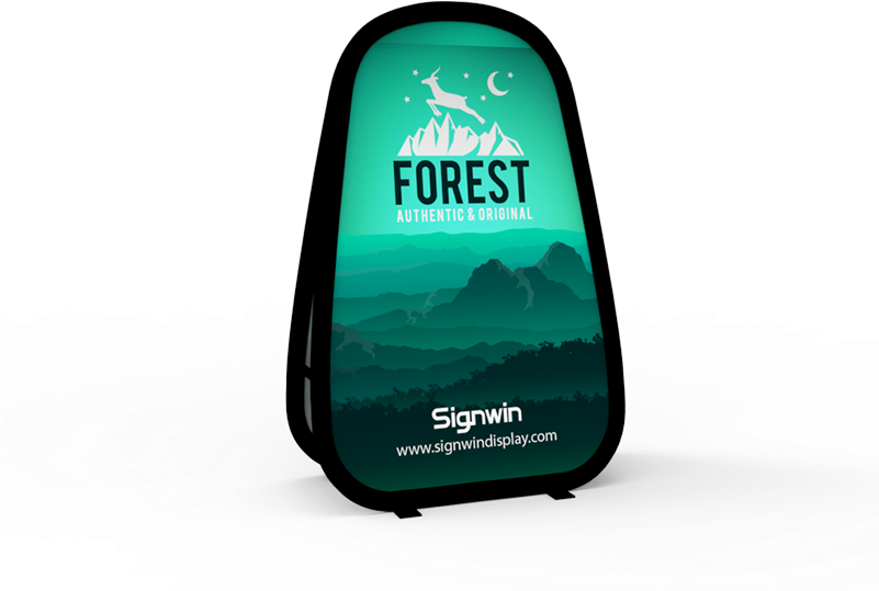 Small Vertical Pop Up A-frame Banner Stand - Banner - Free Transparent ...