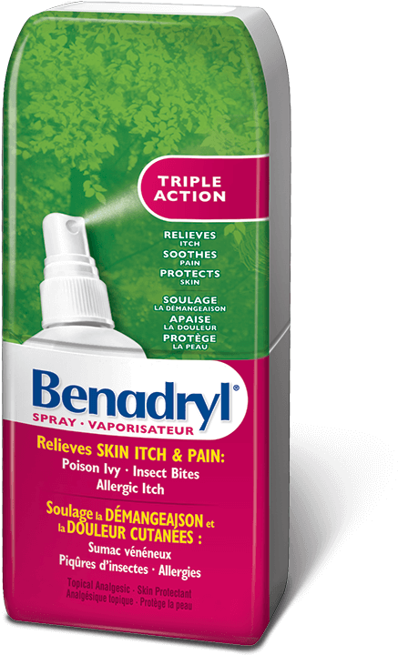 Benadryl® Itch Spray - Benadryl Bug Bite - Free Transparent PNG ...