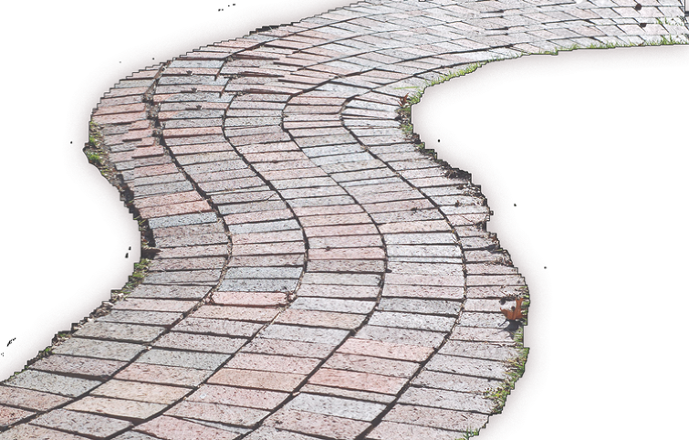 Winding Path Stroke 77 Opacity - Boardwalk - Free Transparent PNG ...