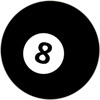 Magic 8-ball M8b - 8 Ball Vector Png - Free Transparent PNG Download ...