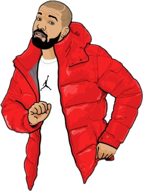Download Drake Hotlinebling Energy Singer Trap Draw - Drake Cartoon PNG ...