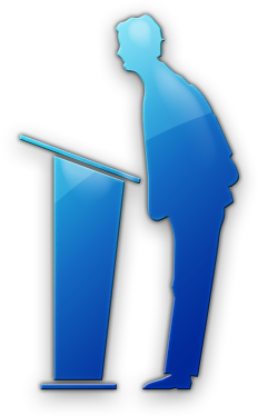 Download Drawing Vector Person - Blue Presenting Icon PNG Image with No ...