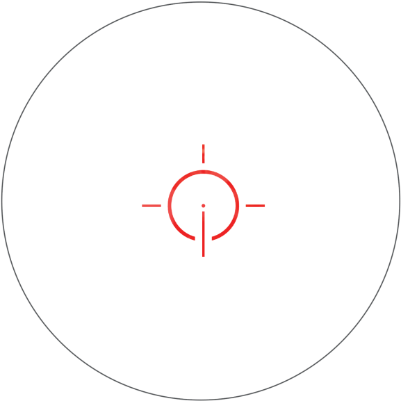 Bushnell Tactical Optics Lil Red Circle Dot Reticle - Circle - Free ...