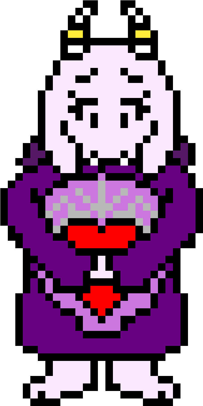 Download Timoretale Toriel First Look - Undertale Toriel Pixel Art PNG ...
