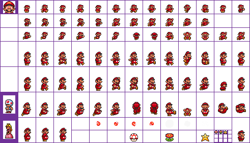 Mario Fireball Sprite - Super Mario Running Sprite - Free Transparent ...