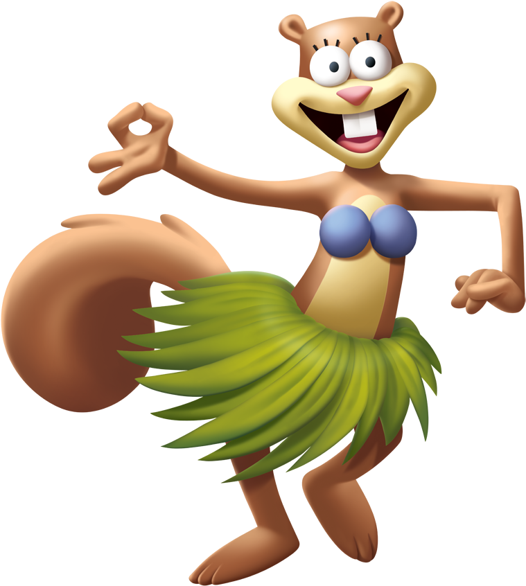 Download Sb Sandy 005 Cgi-copy - Cartoon PNG Image with No Background - PNGkey.com