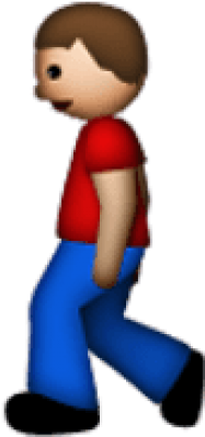 Download Free Png Ios Emoji Pedestrian Png Images Transparent - Walk ...