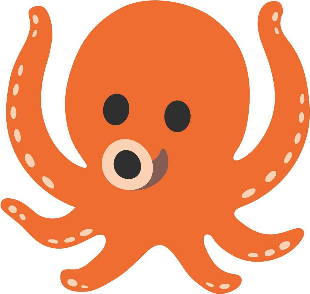 Download Octopus Emoji Android PNG Image with No Background - PNGkey.com