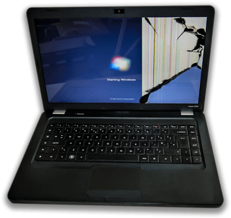 Broken Laptop Screen - Liquid-crystal Display - Free Transparent PNG ...