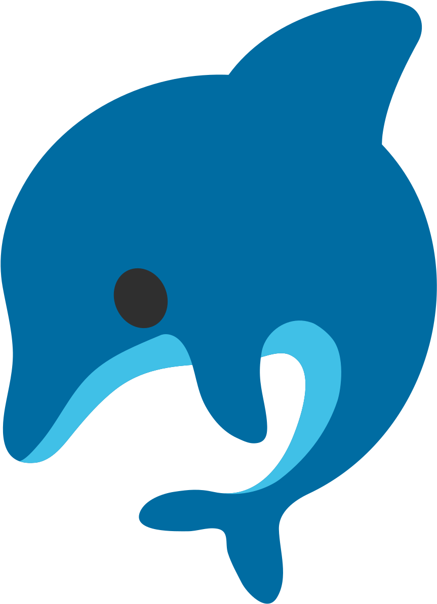 Download Dolphin Emoticon PNG Image with No Background - PNGkey.com