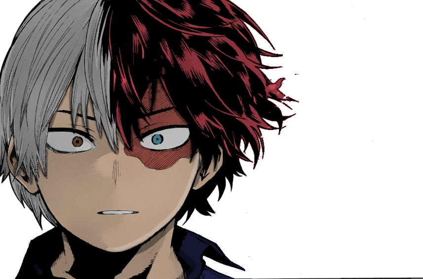 Download My Favorite Panel Of Todoroki - Todoroki Manga Color PNG Image ...