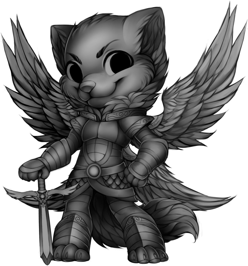 Download Furvilla Angel Wolf Base PNG Image with No Background - PNGkey.com