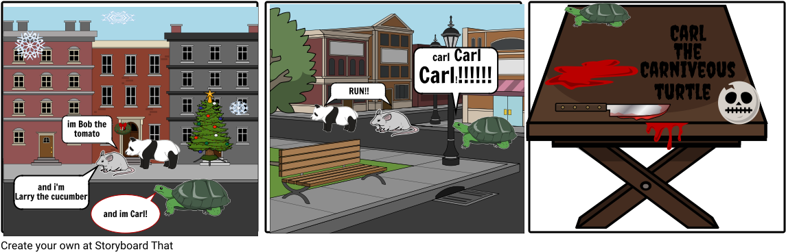 Download Carl The Carnivorous Turtle - Cartoon PNG Image with No ...