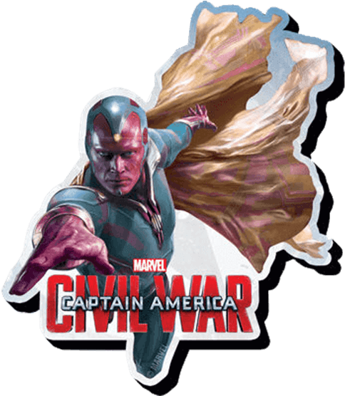 Download Marvel Civil War Vision Magnet - Vision Civil War Movie PNG ...