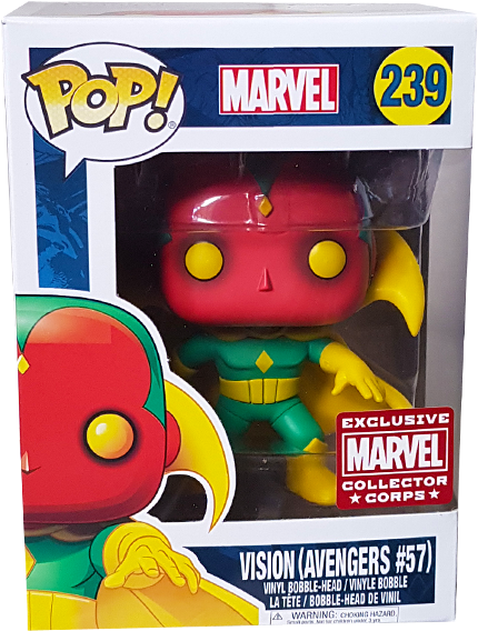 Download Vision - Vision (avengers #57) Funko Pop! Vinyl Figure #239 ...