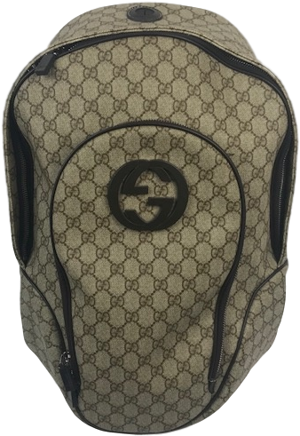 Gucci Gg Supreme Monogram Large Backpack - Spain - Free Transparent PNG ...