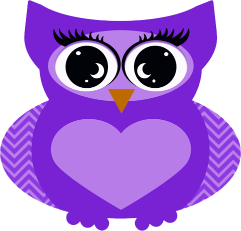 Download Pink Heart Owl - Purple Owls PNG Image with No Background ...