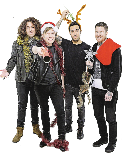 Download Fall Out Boy Transparent - Fall Out Boy Christmas Photoshoot ...