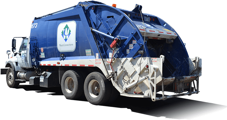 Download Residential Truck - Waste Connections Garbage Truck PNG Image ...