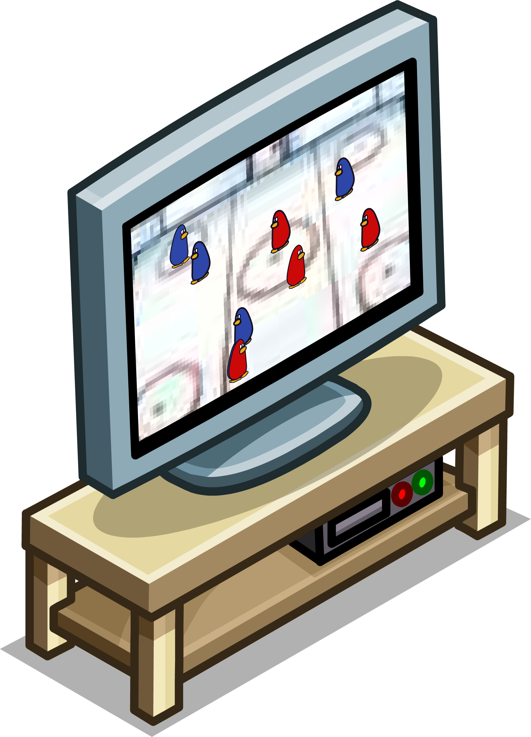 Gray Tv Stand Sprite 048 - Television - Free Transparent PNG Download ...