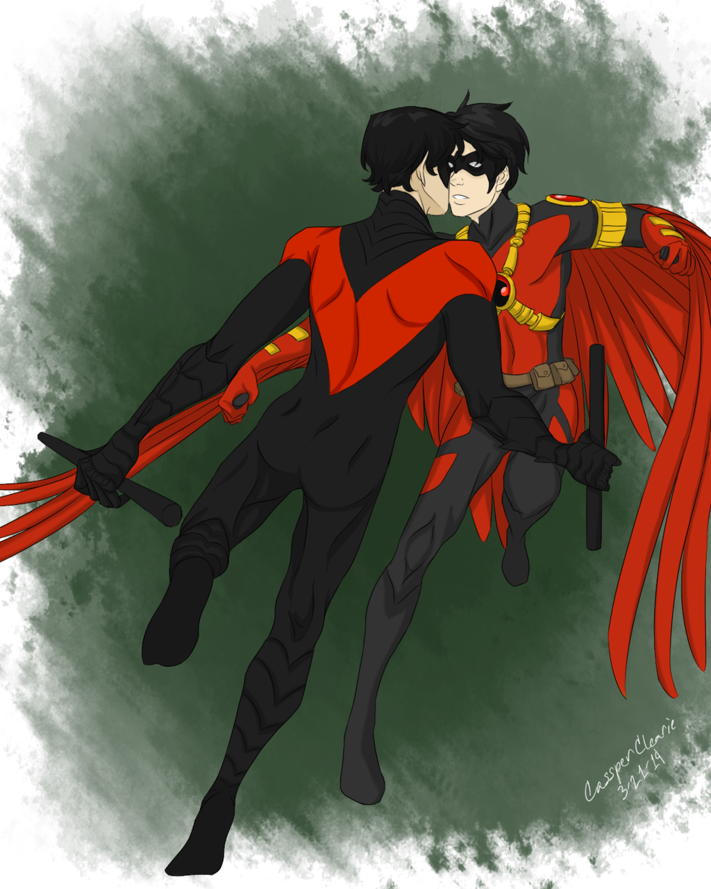 Dick Grayson And Tim Drake By Cassperclearie On Deviantart - Free ...