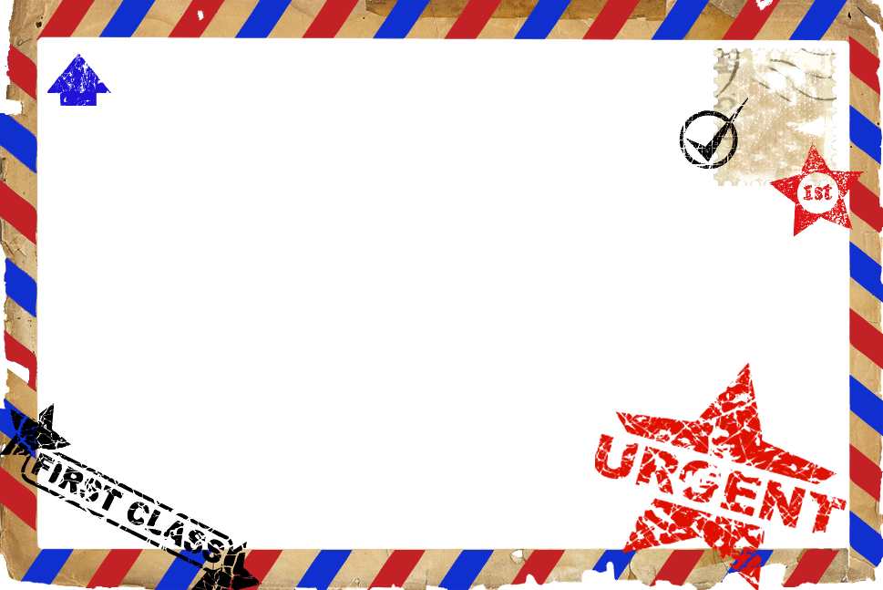 Download Postcard Clipart Border - Borders Travel PNG Image with No ...