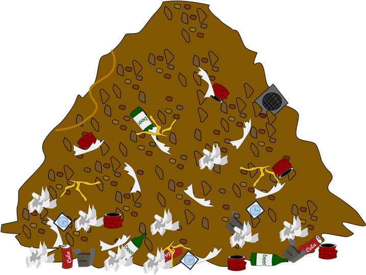 Garbage Pile Clipart - Free Transparent PNG Download - PNGkey
