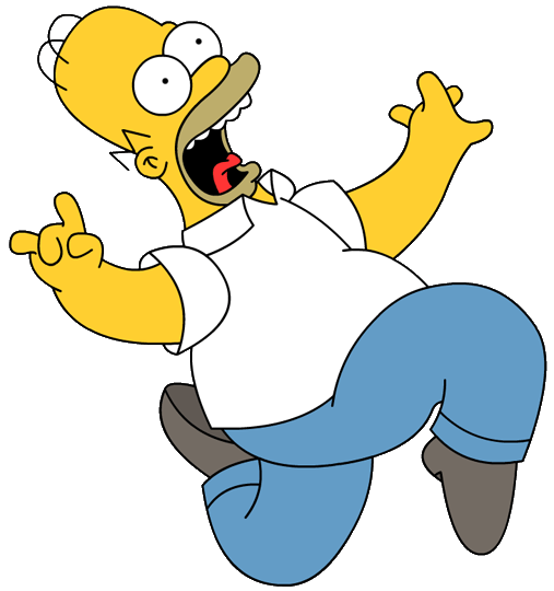 Download Homer Funny - Homer Simpson Running Png PNG Image with No ...