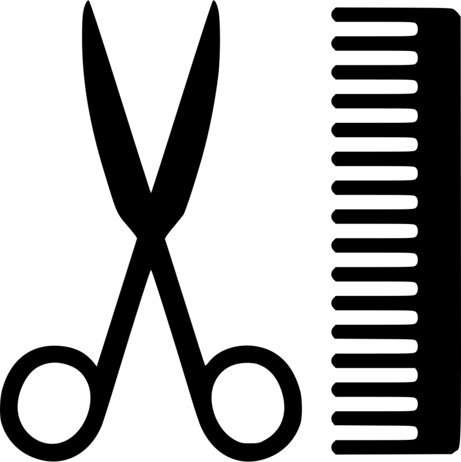 Download Comb And Scissors Png Clipart Comb Hairdresser Barber ...