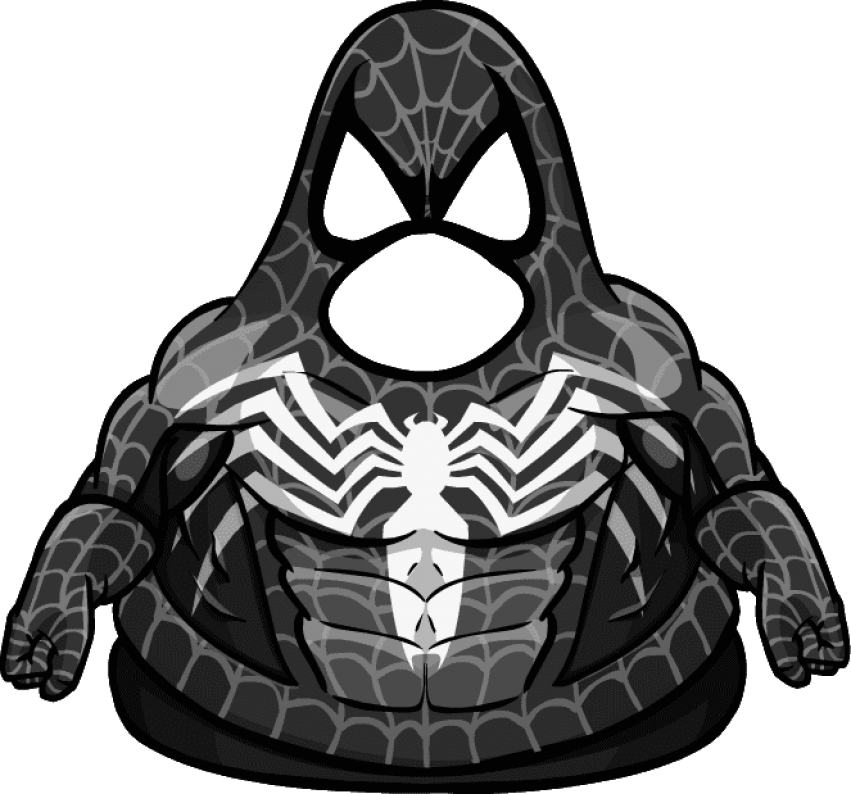 Download Venom Symbiote - Marvel Villains Club Penguin PNG Image with ...