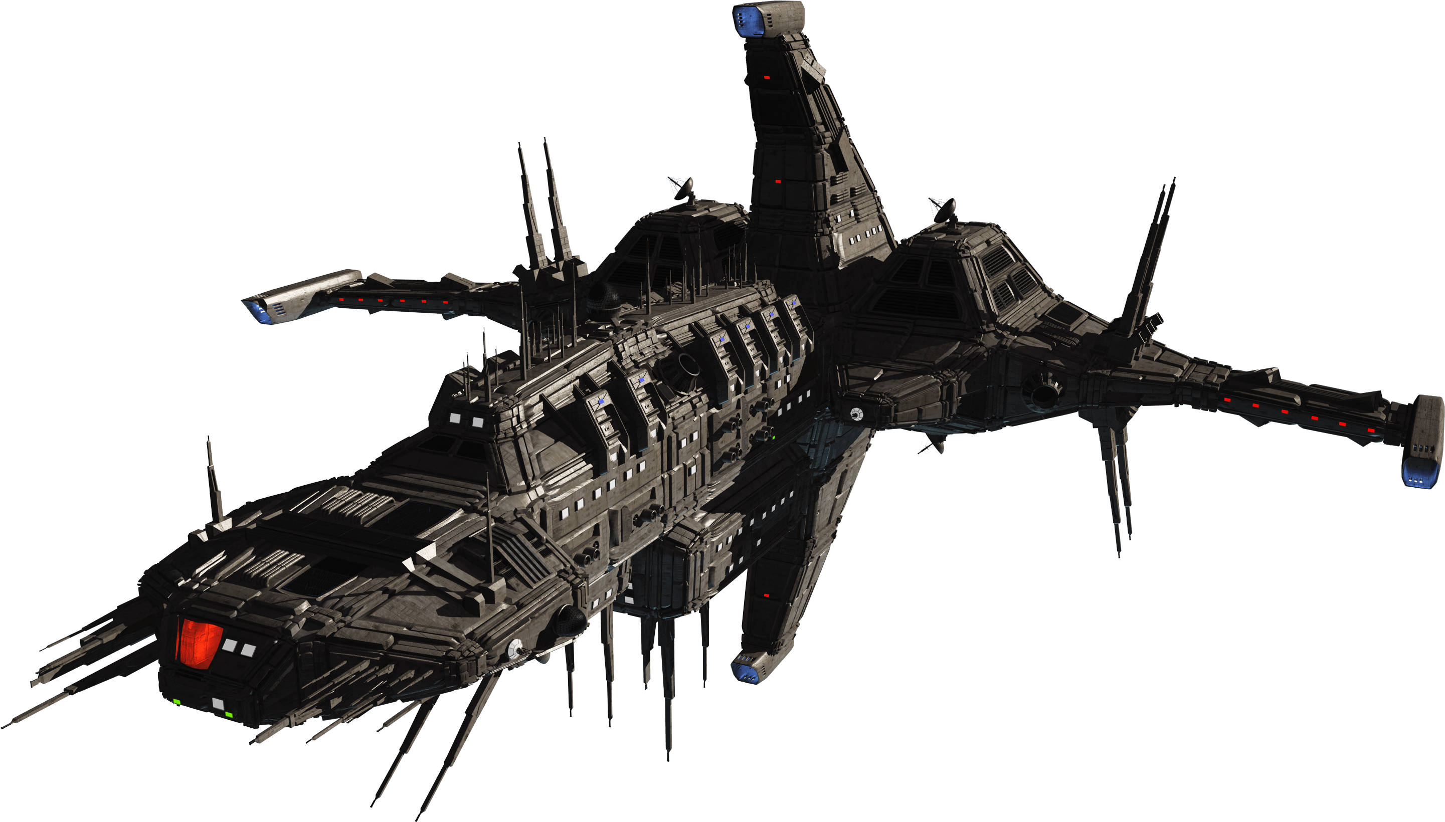 Free Spaceship Png - Sci Fi Spaceship Antennas - Free Transparent PNG ...