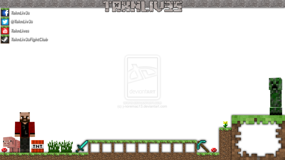 Download Minecraft Twitch Overlay Template Overlays, Geek Stuff ...
