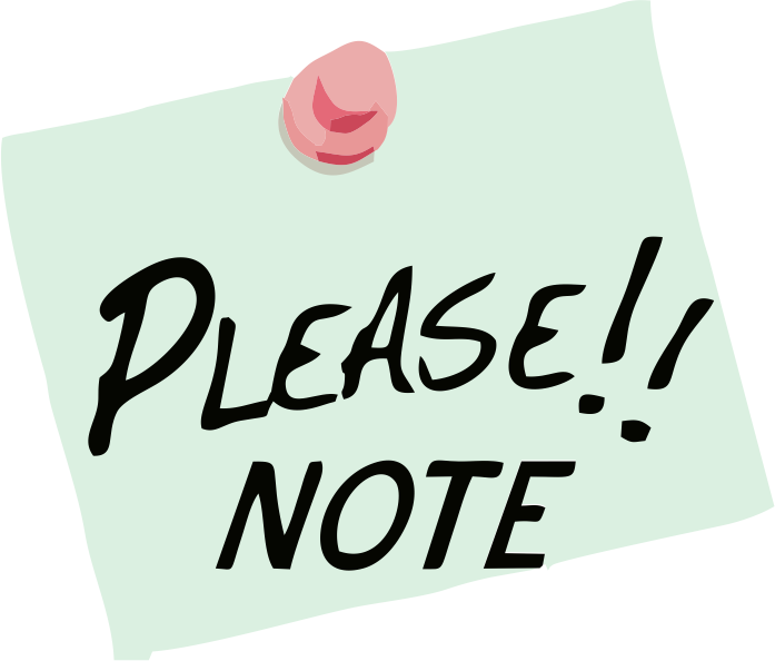 Download Please Sticky Note - Please Note PNG Image with No Background ...