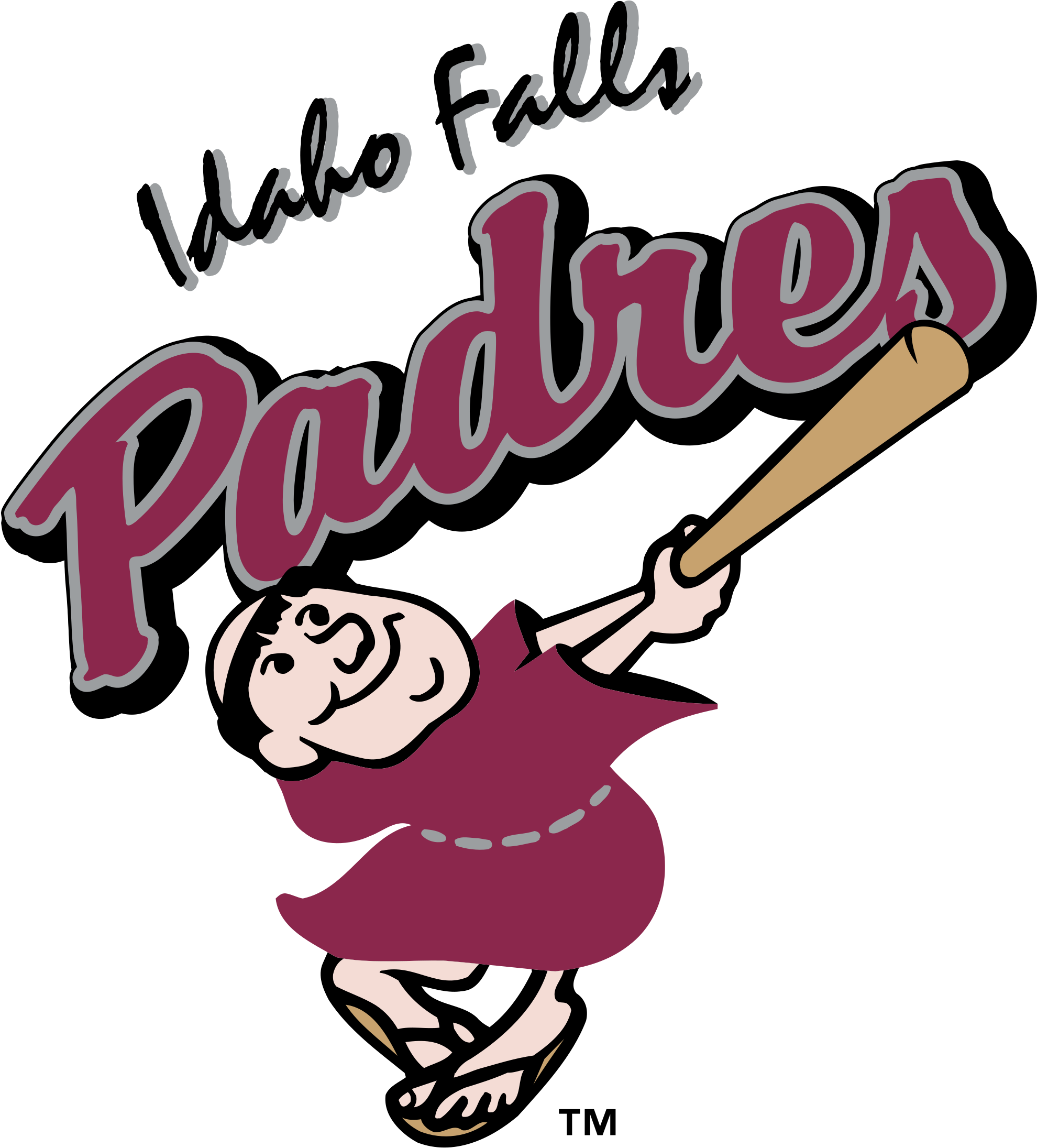 Idaho Falls Padres Logo Png Transparent - Mlb San Diego Padres Friar ...