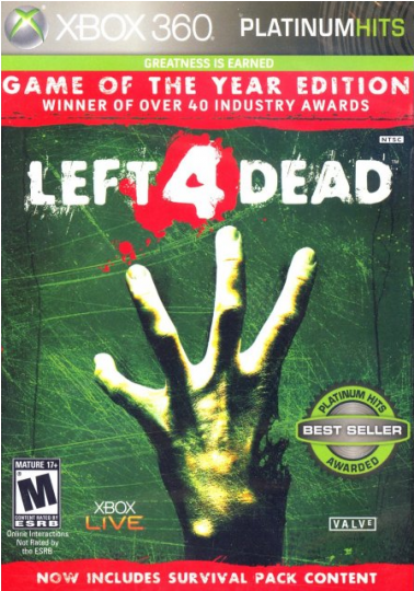Download Left 4 Dead [xbox 360 Game] PNG Image with No Background ...