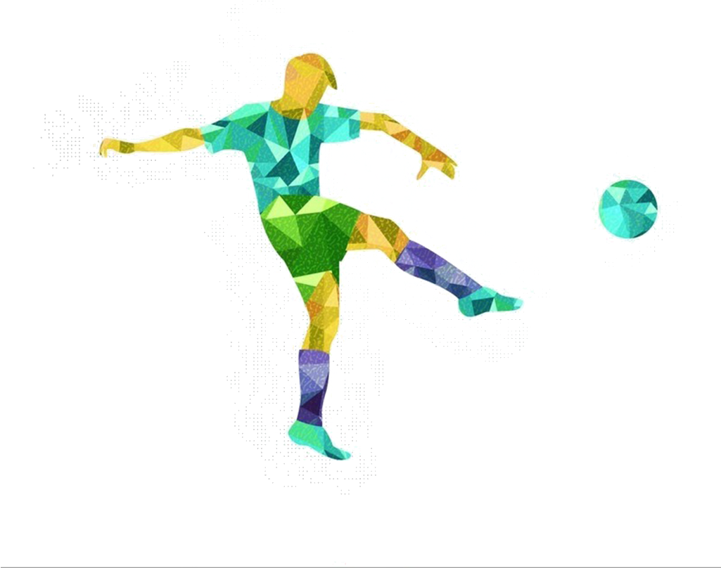 Download Geometry Sport Football Player - Football Player Png Vector ...