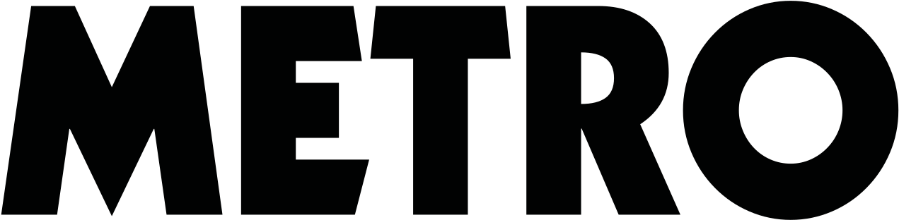 Metro Logo Black - Metro Co Uk Logo - Free Transparent PNG Download ...