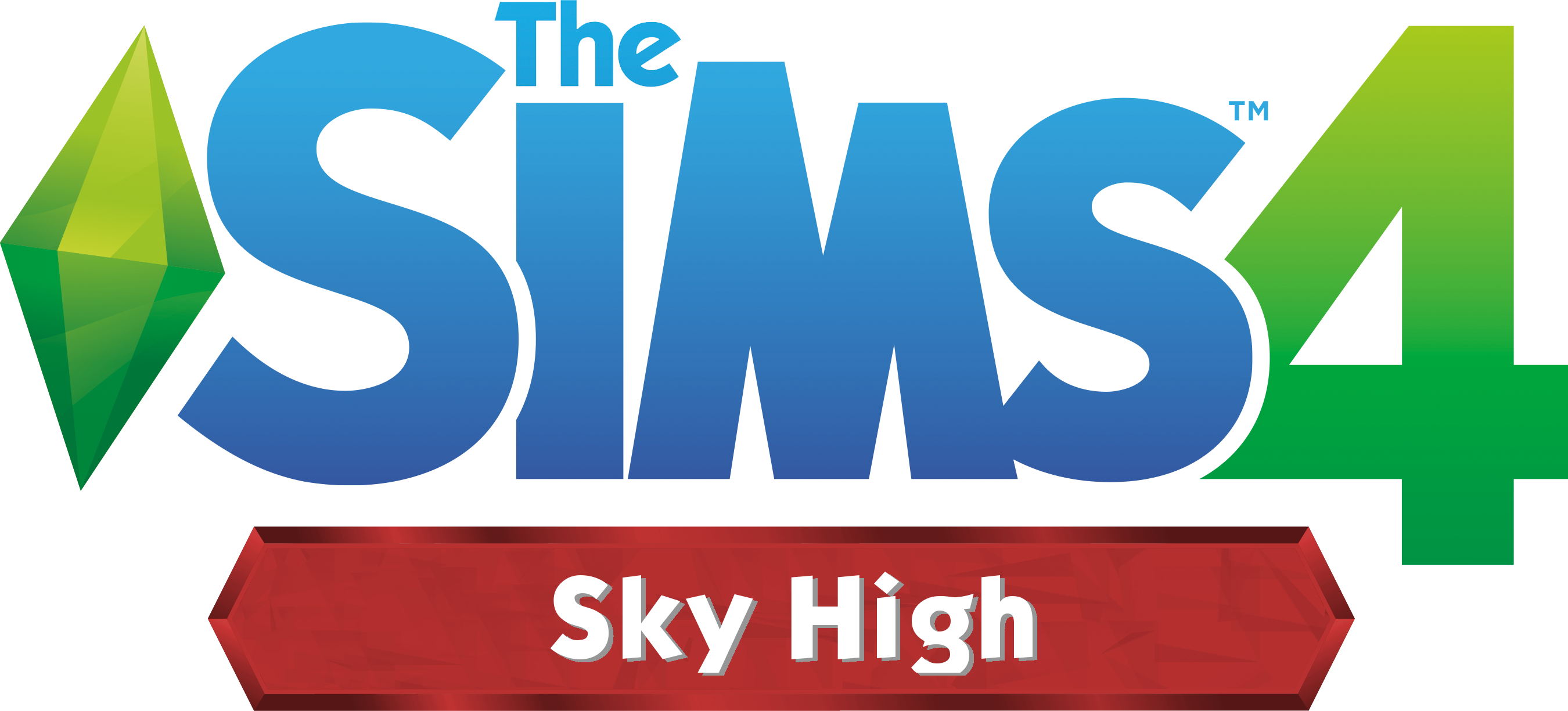 The Sims 4 Sky High - Sims 4 Get Famous Logo - Free Transparent PNG ...