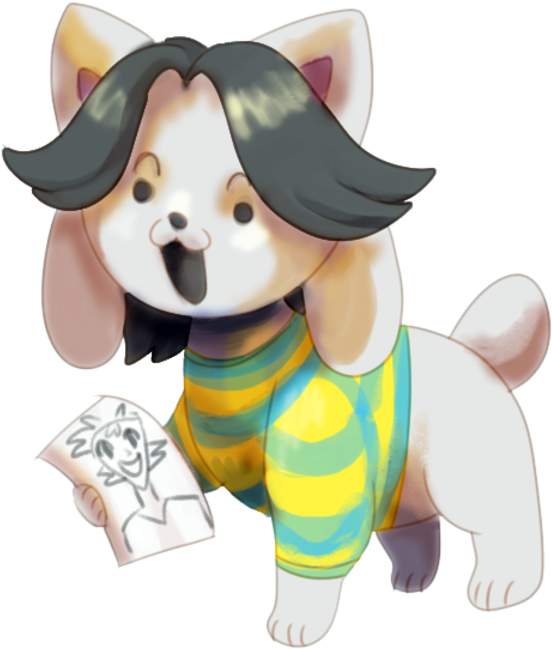 Download Undertale Dog Dog Like Mammal Carnivoran Dog Breed - Dog PNG ...