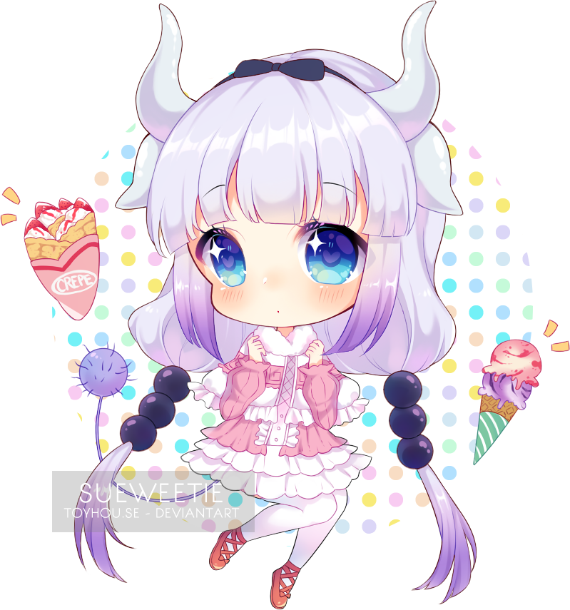 Download Kanna Kamui [speedpaint] By Sueweetie - Cartoon PNG Image with ...