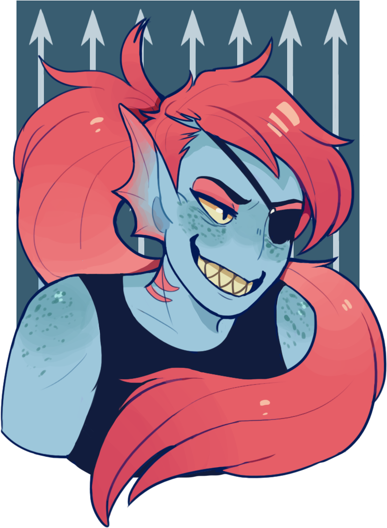Download Undyne By Karcharos On Tumblr - Video Game PNG Image with No ...