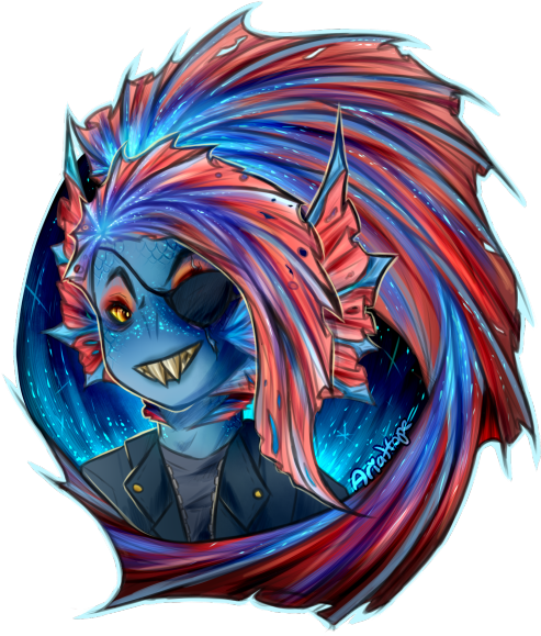 Download Undyne From Undertale - Illustration PNG Image with No ...