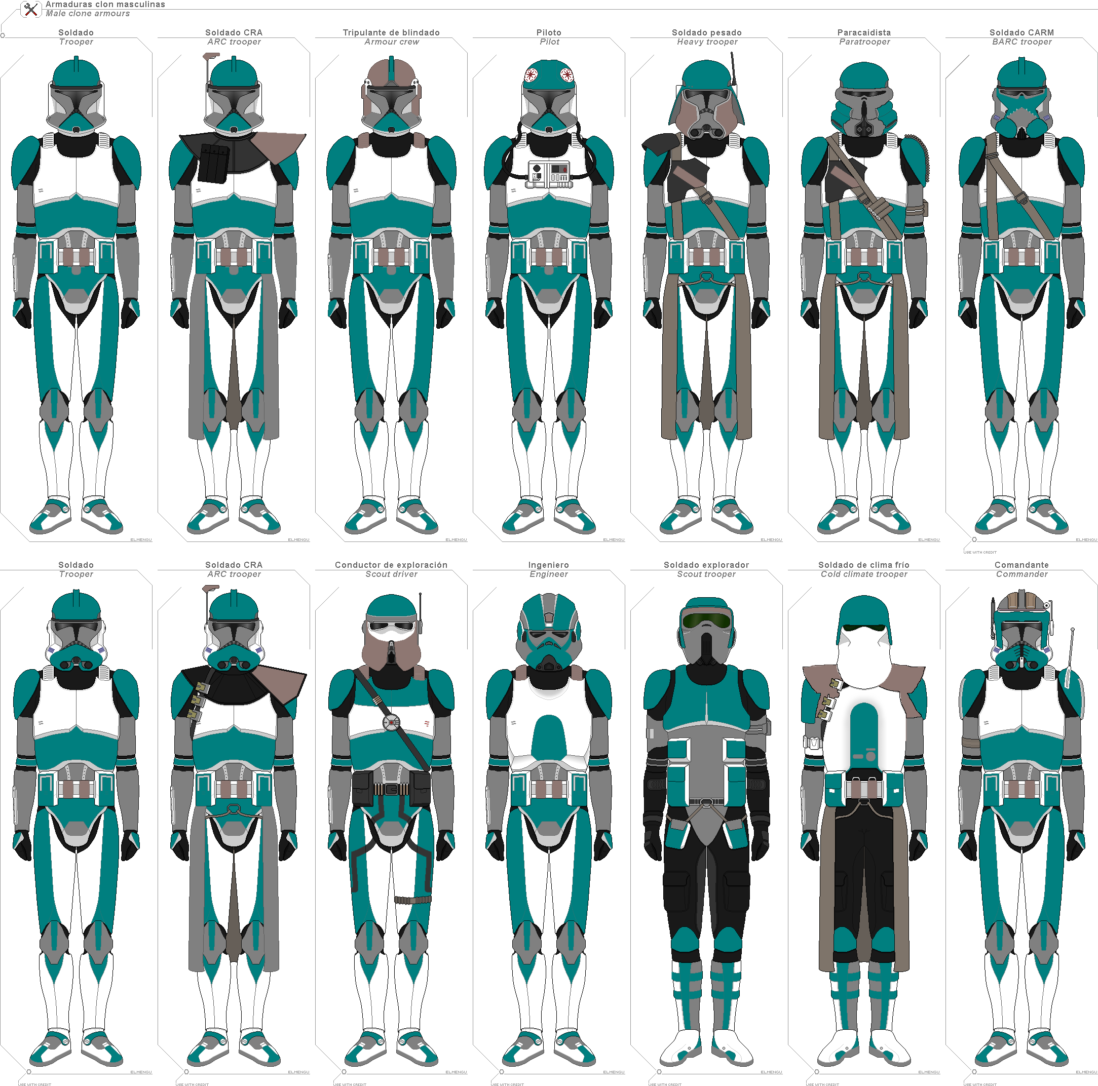 Download Star Wars Clone Trooper Army Ranks 120681 - Star Wars 42nd ...