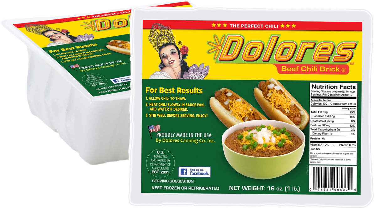 Download Dolores Chili Brick-beef - Dolores Chili Brick PNG Image with ...