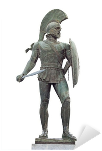 King Leonidas Of The 300 Spartan Soldiers Sticker • - Statue Of King ...