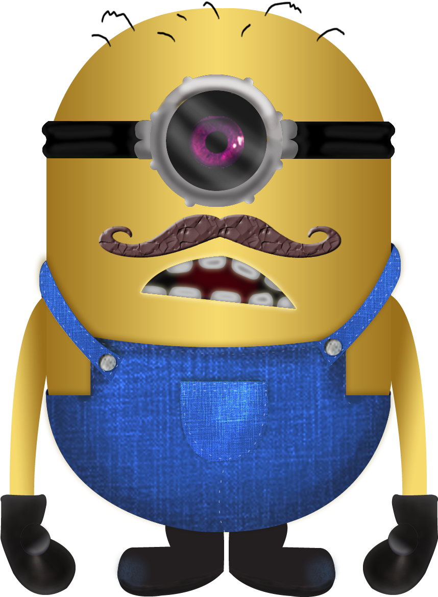 Download Illustration Of An Evil Minion - Evil Yellow Minion PNG Image ...