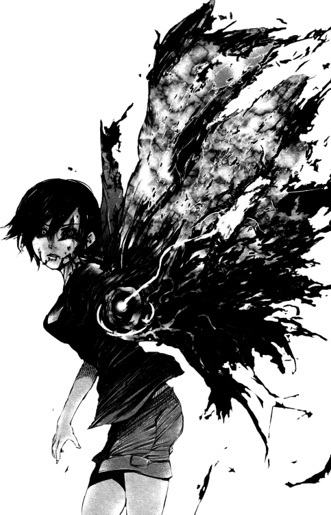 Anime Girl, Manga, Monochrome, Tokyo Ghoul, Touka, - Tokyo Ghoul Manga ...