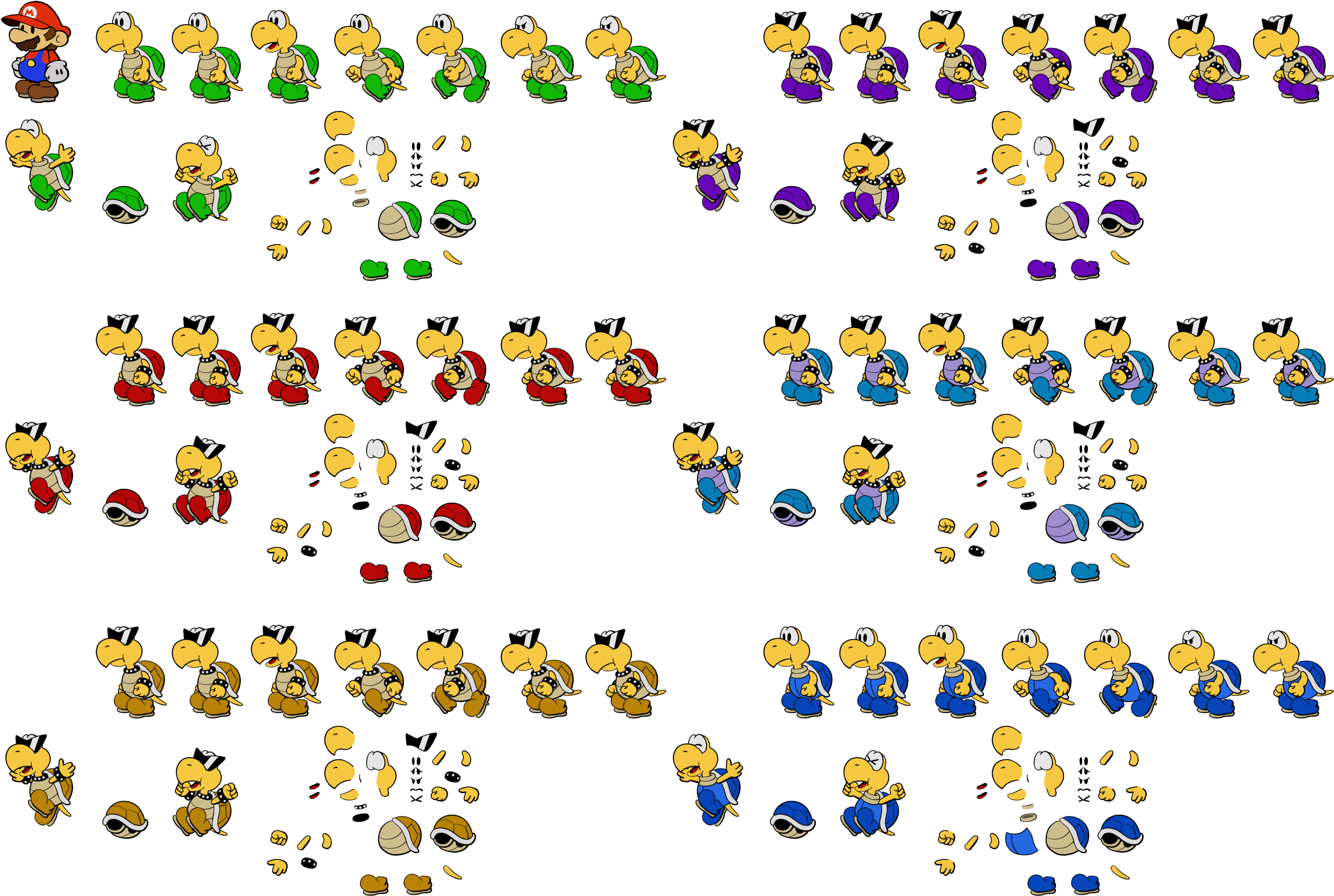 Click For Full Sized Image Koopa Troopas - Koopa Troopa - Free ...