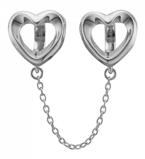 Download Silver Heart Safety Chain - Christina Jewelry & Watches ...